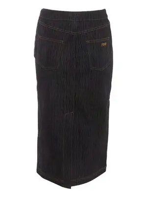 FENDI Fendi Jacquard Pencil Midi Skirt