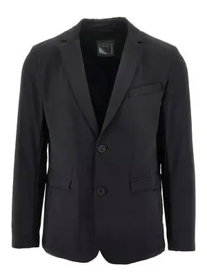 Herno Single-breasted Blazer - Black