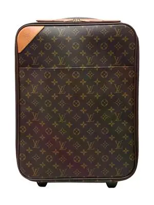 LOUIS VUITTON Monogram Pegase 50 Travel Bag - Brown