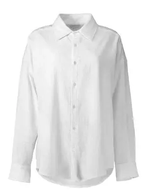 THE LADY AND THE SAILOR Sunday Seersucker-Effect Shirt