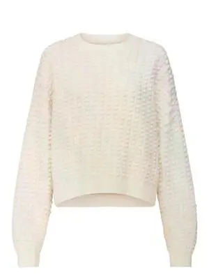 LOULOU DE SAISON LouLou De Saison Cashmere Bubble-Stitch Jumper