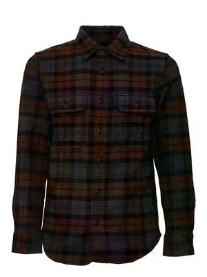 Filson Alaskan Guide Check Flannel Shirt - Brown