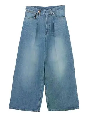 TOGA Toga Pleated Wide-Leg Jeans