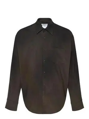 DOUBLET Smog Air Dolman-sleeve Shirt - Brown