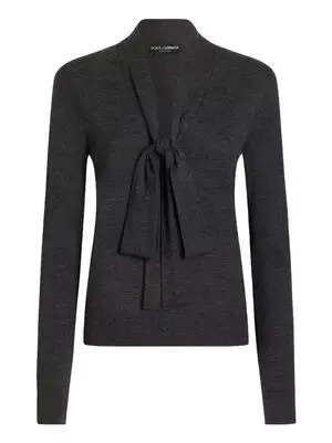 Dolce & Gabbana Dolce & Gabbana Virgin Wool Pullover Grey