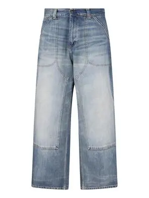 Carhartt Work In Progress Brandon Double Knee Denim Pants - Blue