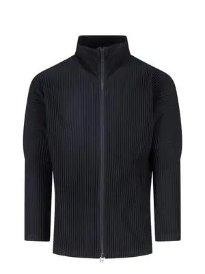 ISSEY MIYAKE Pleated Zip Sweatshirt