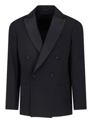 Giorgio Armani Virgin Wool Blazer "soho - Black