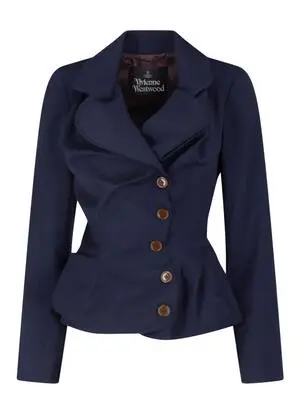 VIVIENNE WESTWOOD Drunken Tailored Jacket - Blue