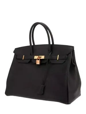Hermès Birkin Togo Leather Tote Bag - Black