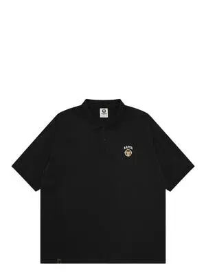 AAPE BY *A BATHING APE Aaper Logo-embroidered Polo Shirt - Black