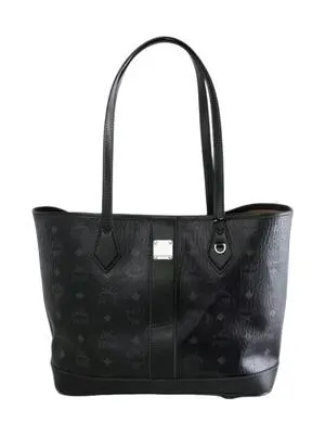 Mcm Liz Monogram-print Tote Bag - Black