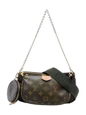 LOUIS VUITTON Monogram Multi Pochette Accessoires Satchel - Brown