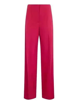 Alberta Ferretti High-waisted Wide-leg Trousers - Pink
