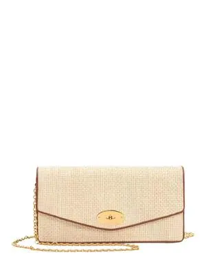 Mulberry Postman's Lock Woven Clutch Bag - Neutrals