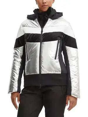 SPORTALM Panelled Hooded Ski Jacket - Silver