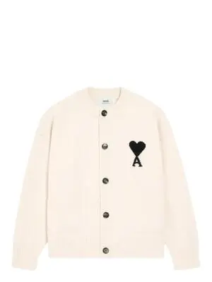AMI Paris Ami Paris ADC Cardigan White/black