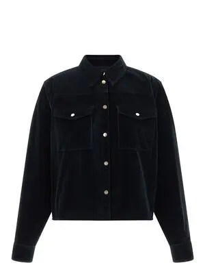 Max Mara MAX MARA STUDIO Corduroy Overshirt Blue