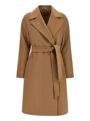 Max Mara Max Mara Studio Dravenna Wool Coat Beige