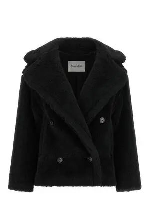 Max Mara Alcuno Short Coat - Black