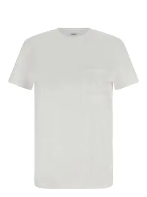 Max Mara MAX MARA Papaya Cotton T-Shirt White
