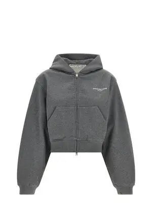 Alexander Wang ALEXANDER WANG Zip-Up Hoodie Gray