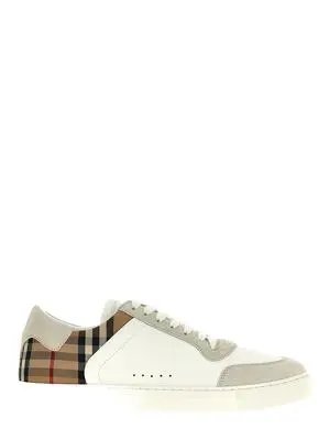 Burberry Check Print Sneakers - Multi