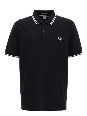 Comme Des Garçons Polo X Fred Perry - White/black