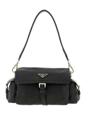 Prada Prada Explore Medium Shoulder Bag Black