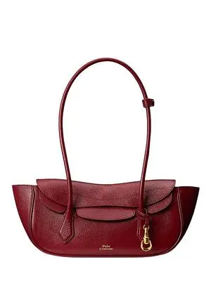Polo Ralph Lauren Small Leather Shoulder Bag - Pink