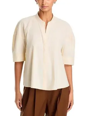 EMME Gennaio Short Sleeve Shirt - Ivory