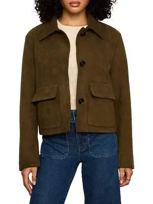 SANCTUARY Sanctuary Avid Faux Suede Jacket