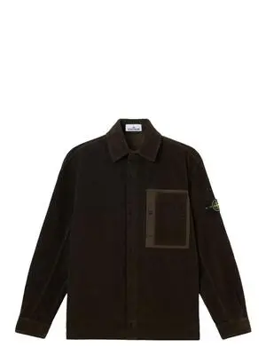 Stone Island Corduroy 800 Overshirt - Grey