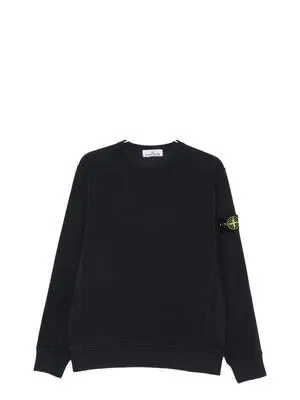 Stone Island Stone Island Cotton Crewneck Sweatshirt Blue