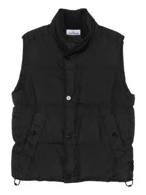 Stone Island Nylon Down Vest - Black