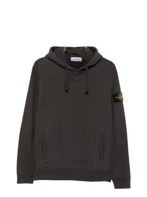 Stone Island Cotton Hoodie - Grey