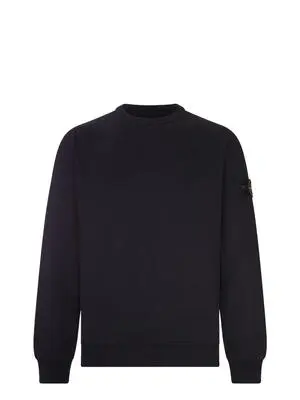 Stone Island Stone Island Logo Sweatshirt Black
