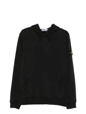 Stone Island Cotton Sweatshirt - Black