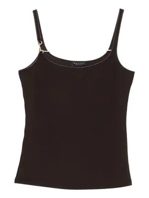 Gucci Horsebit Tank Top - Brown