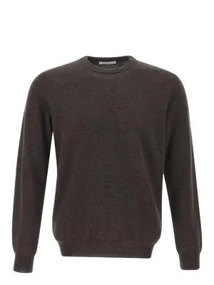 KANGRA Crew-neck Pullover - Brown