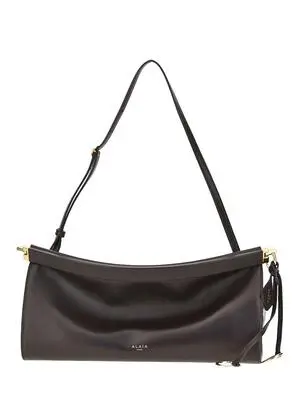 Alaïa ALAÏA Medium Le Click East West Leather Bag Brown