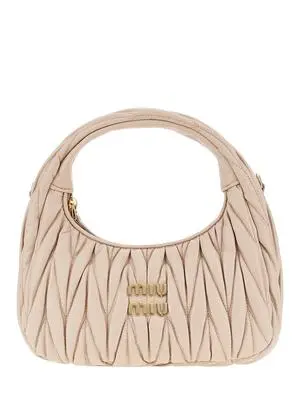 Miu Miu MIU MIU Wander Hobo Bag Pink