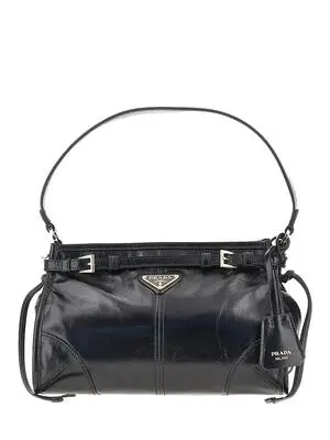 Prada Small Bonnie' Top-handle Bag - Black