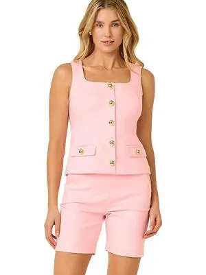 Lilly Pulitzer® High Rise Stretch Short - Pink Muse