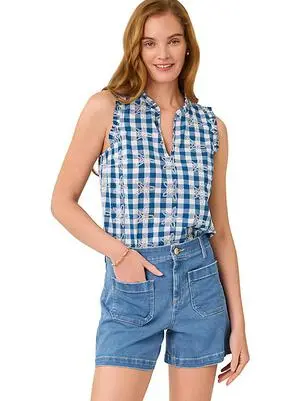 Lilly Pulitzer® Harleen High Rise Denim Short - Rosanna Wash