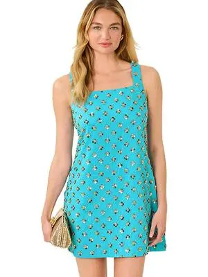 Lilly Pulitzer® Tamala Beaded Shift Dress Turquoise