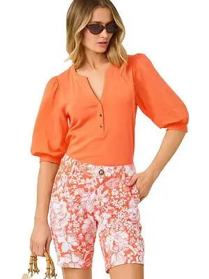 Lilly Pulitzer® Lilly Pulitzer Natia Knit Short Orange