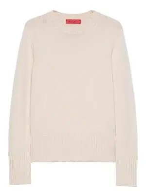 Max & Co. Wool-cashmere Crew Neck Sweater - Beige