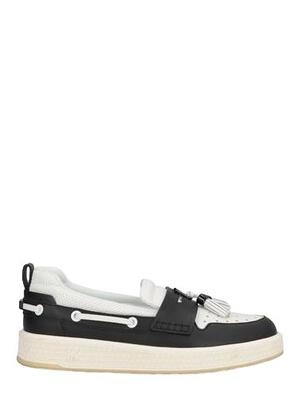 Amiri Leather And Textile Fibers Loafers - Black