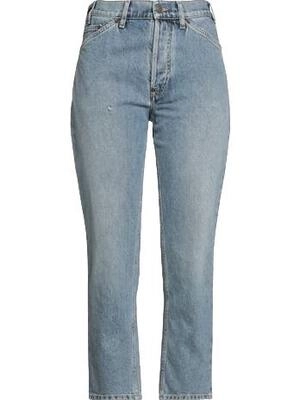 Moschino High-waisted Tapered Denim Jeans - Blue